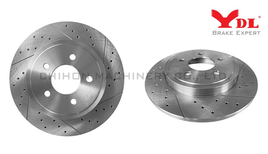 Anti-rust Slotted and Drilled Performance Brake Parts, FORD, Escape ...