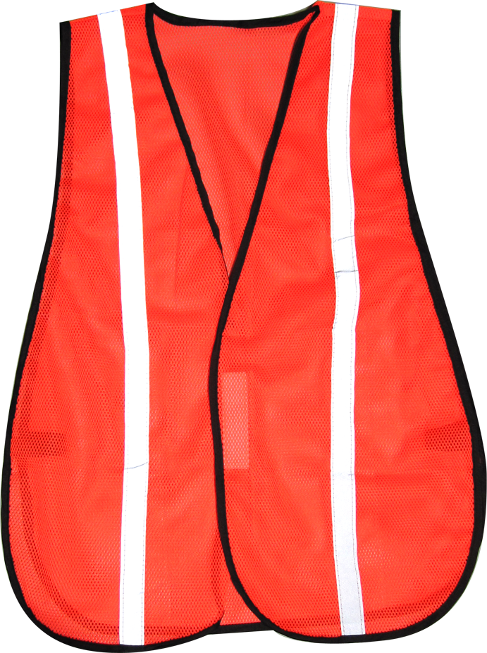 Safety Vest Fluorescent Red Reflective Vest Security Vest Pointsman MIT ...