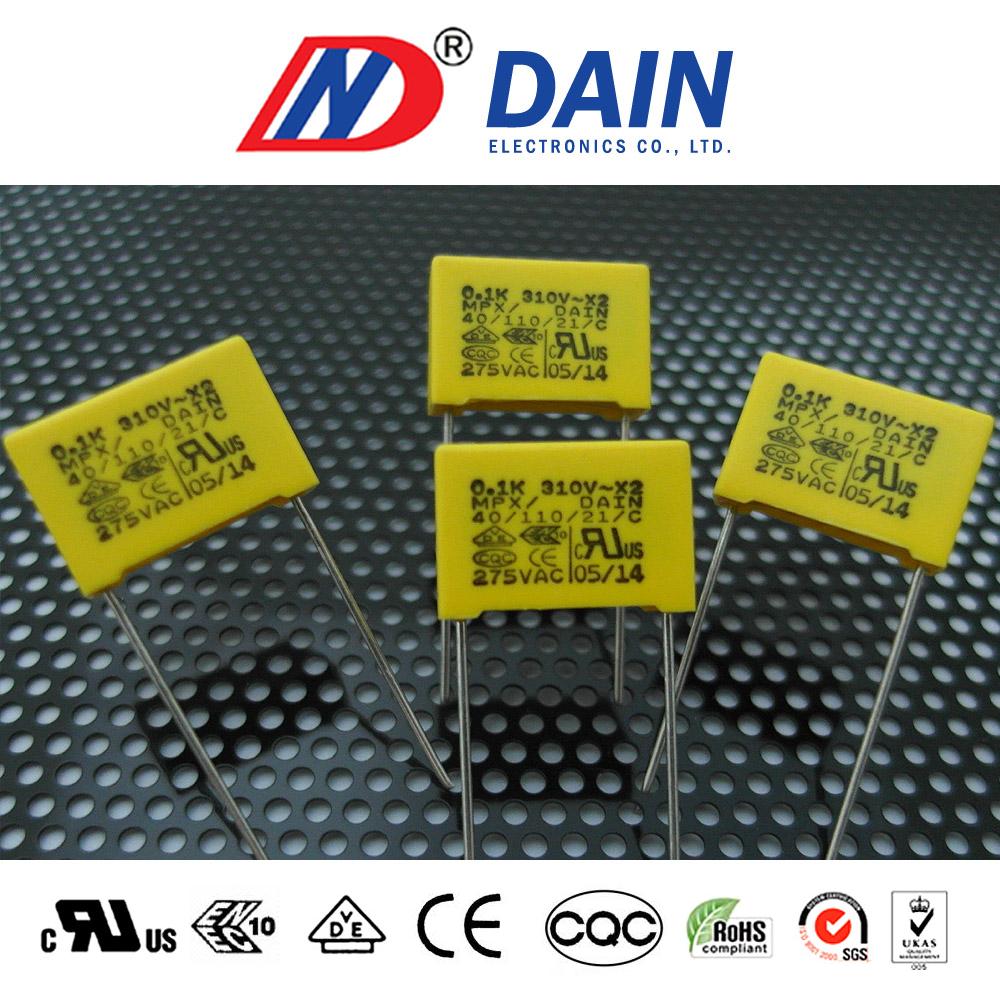 Safety Interference suppression capacitor 0.1UF 10% 275VAC ...