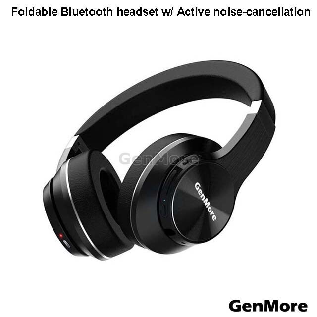 Foldable Wireless headset w/ Active noise-cancellation | Taiwantrade