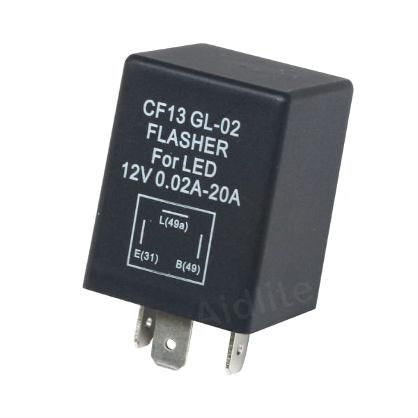 24V Vehicle LED Electronic Flasher Universal 3 Pin CF-13GL | Taiwantrade