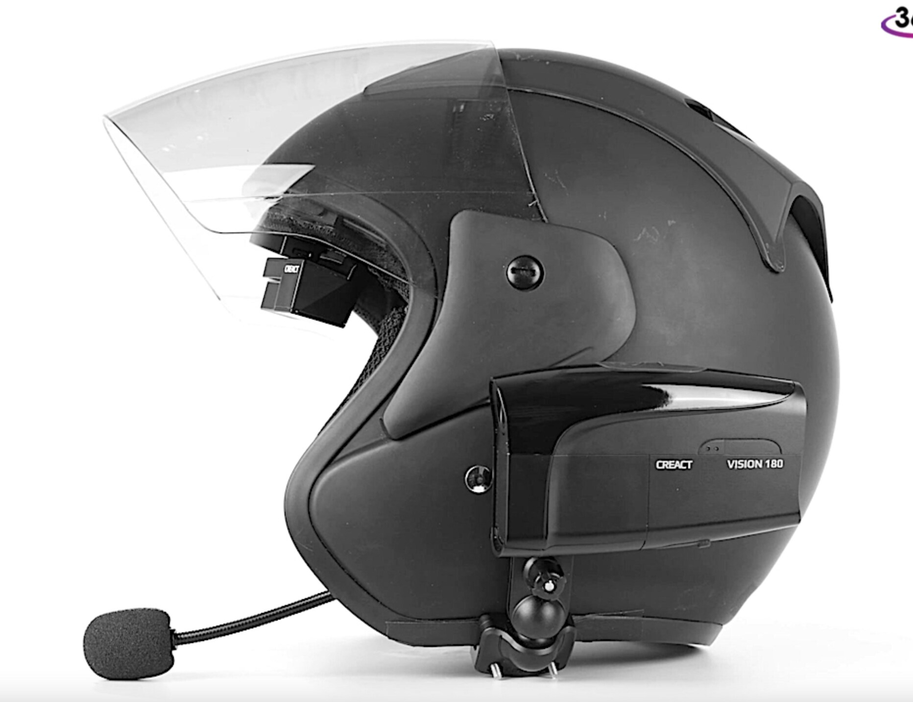 Vision 180 motorcycle video recorder with AR HUD and earphone | Taiwantrade