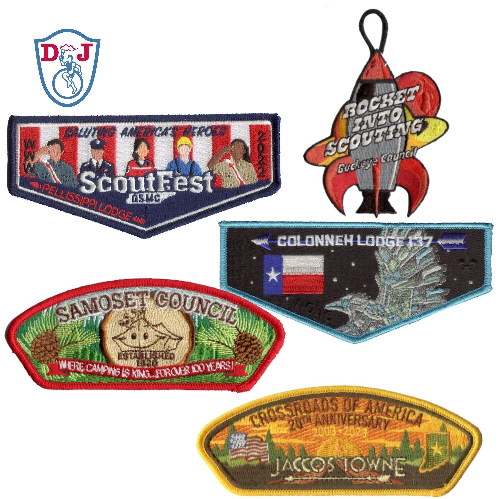 Customized Logo Scout Embroidery Patches | Taiwantrade