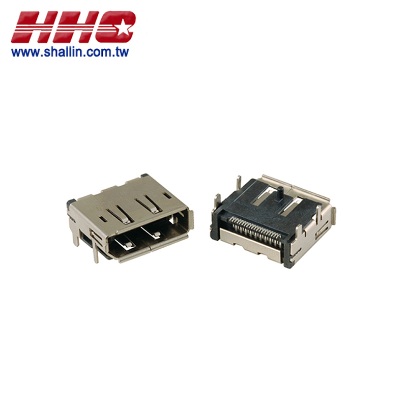 DisplayPort socket, SMD type, RoHS Directive-compliant | Taiwantrade