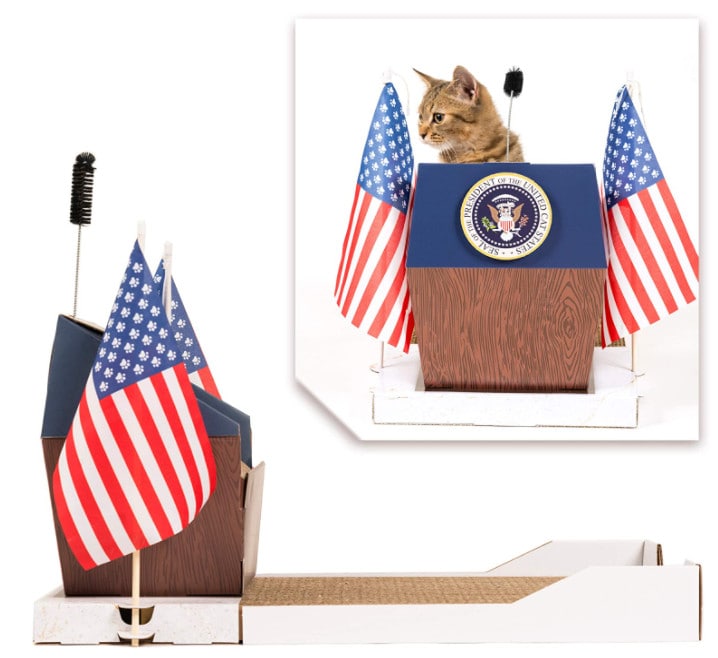 Funny Podium Cat Scratcher for Indoor Cats | Taiwantrade