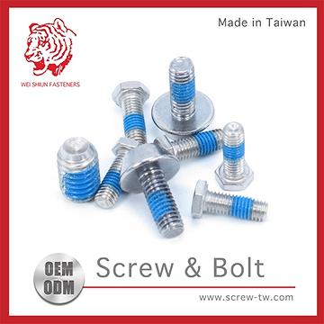 anti loose patch various types of bolt and screw Taiwan good supplier ...