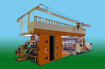 HIGH SPEED STACK TYPE DOUBLES SIDES FLEXOGRAPHIC PRINTING MACHINE | Taiwantrade