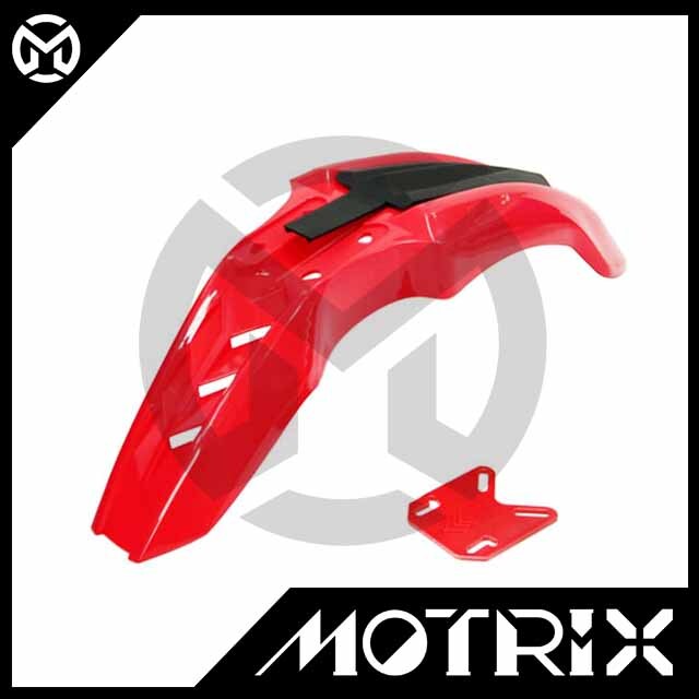 Front Fender Rear Plastic Red With Bolt Kit | Taiwantrade.com