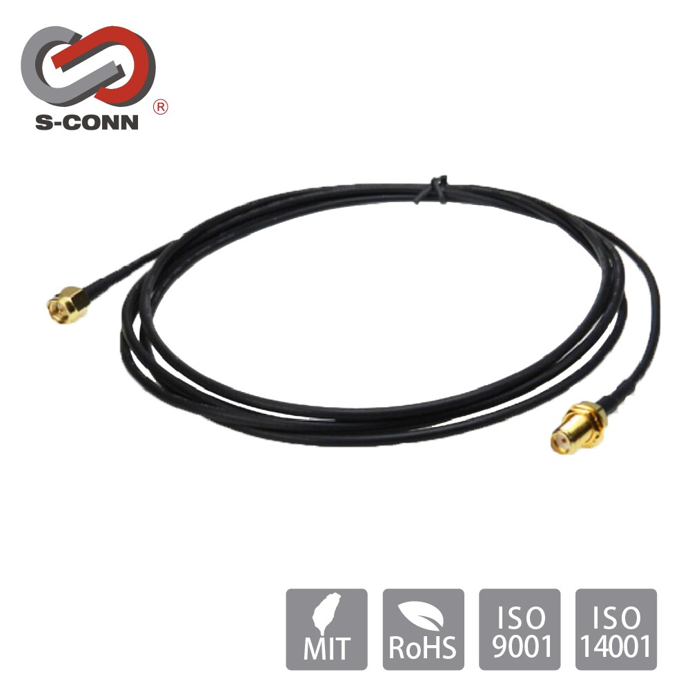 SMA Crimp Plug + RG-174 Cable + SMA Bulkhead Crimp Jack | Taiwantrade