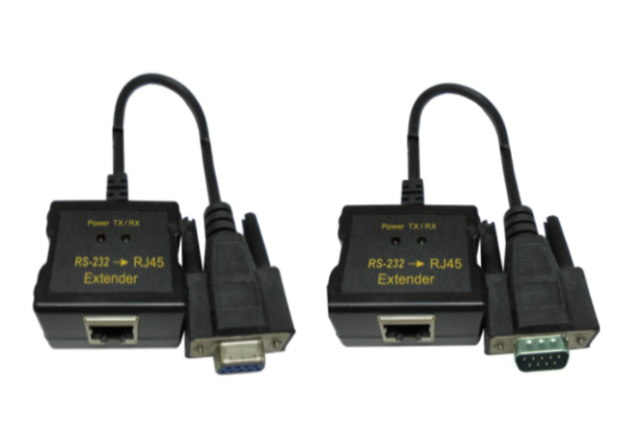 RS-232 RJ-45 TX-RX Extender with Booster | Taiwantrade