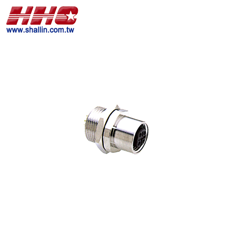 4P waterproof female M12 connector, RoHS Directive-compliant | Taiwantrade