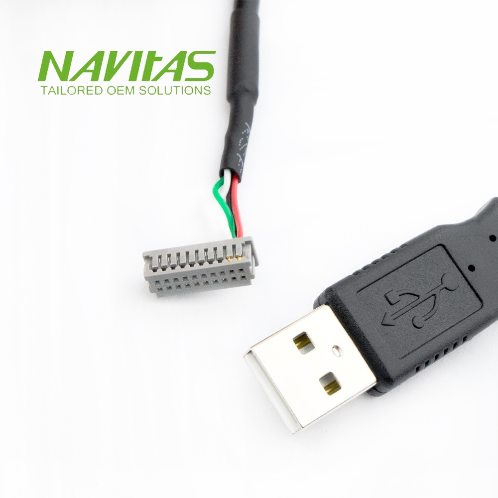 Extension USB Type A Male to Molex 51127 2x 10pin Cable Assembly ...