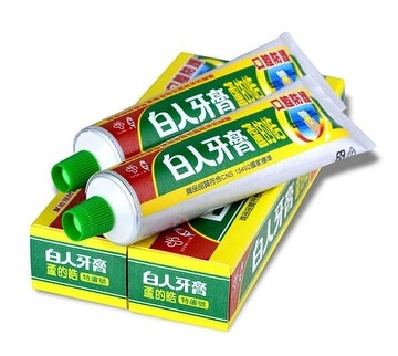 "White Toothpaste" white toothpaste Lu Hao -2 sticks of | Taiwantrade
