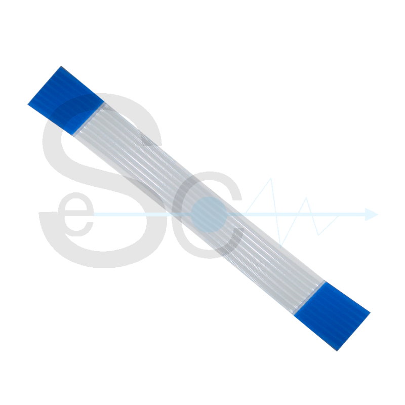 FFC Cable 1.0mm Pitch 20 pin L: 60mm UL20624 C(4/4/9/9mm) (0.05x0.65mm ...