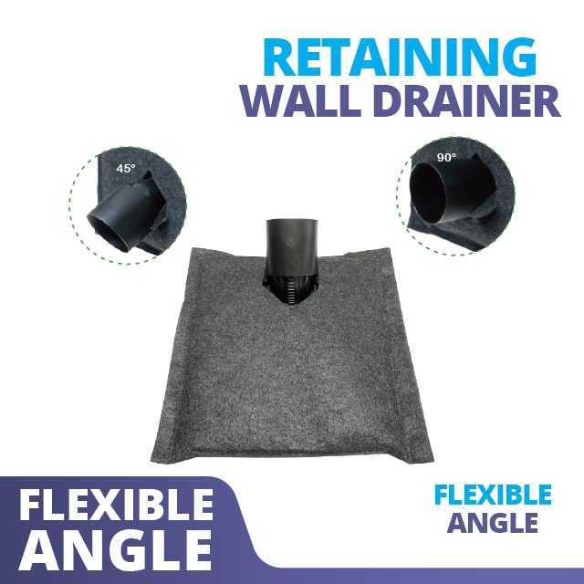 Retaining Wall Drainer-Flexible Angle Style | Taiwantrade