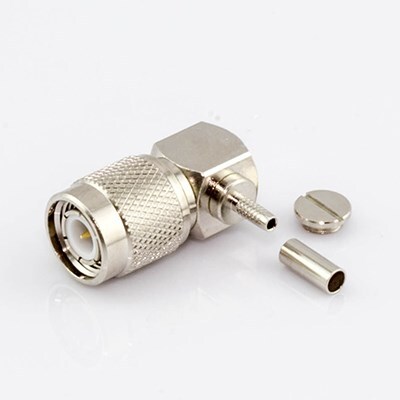 RF Connector, TNC Right Angle Plug, Part Number: AP13-02-174U-50Ω ...