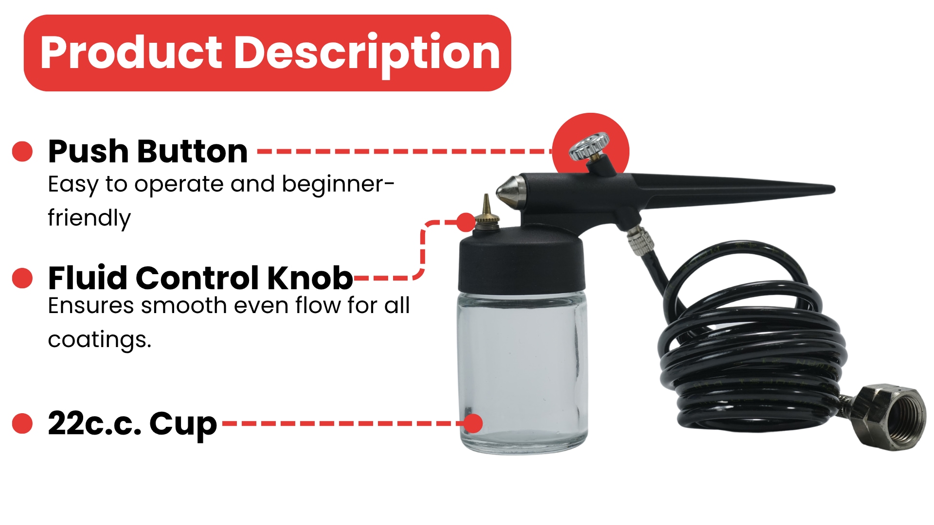Best Selling Siphon White Label Air Brush Manufacturer For Model ...