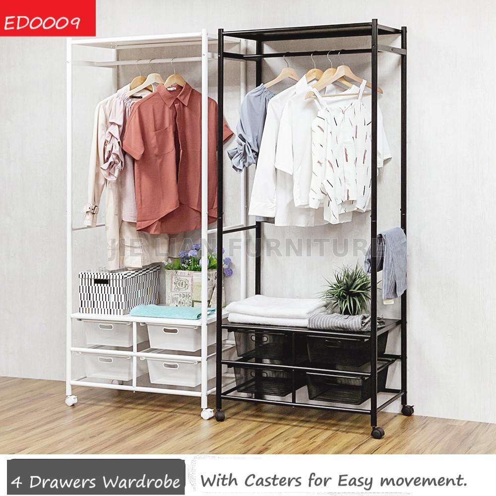 4 Drawers Metal Wardrobe | Taiwantrade