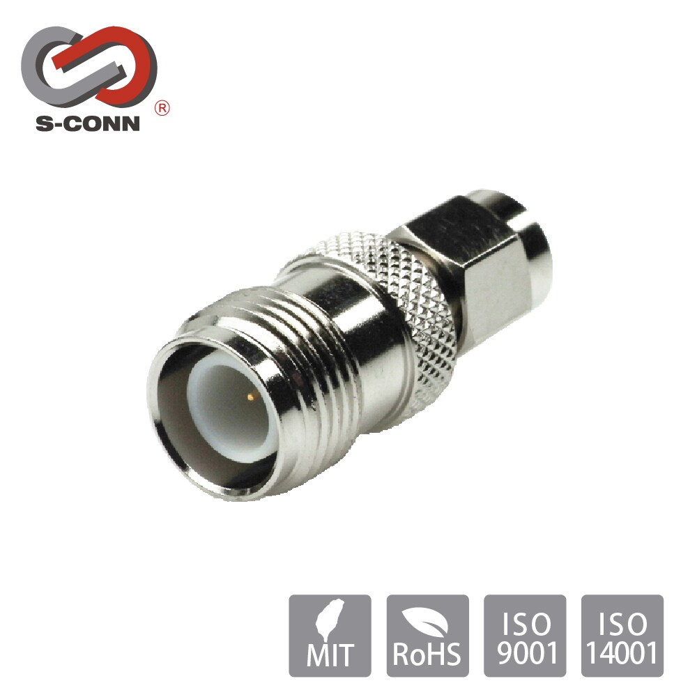 RF/Coaxial connector, RP SMA Plug to RP TNC Jack Adapter | Taiwantrade