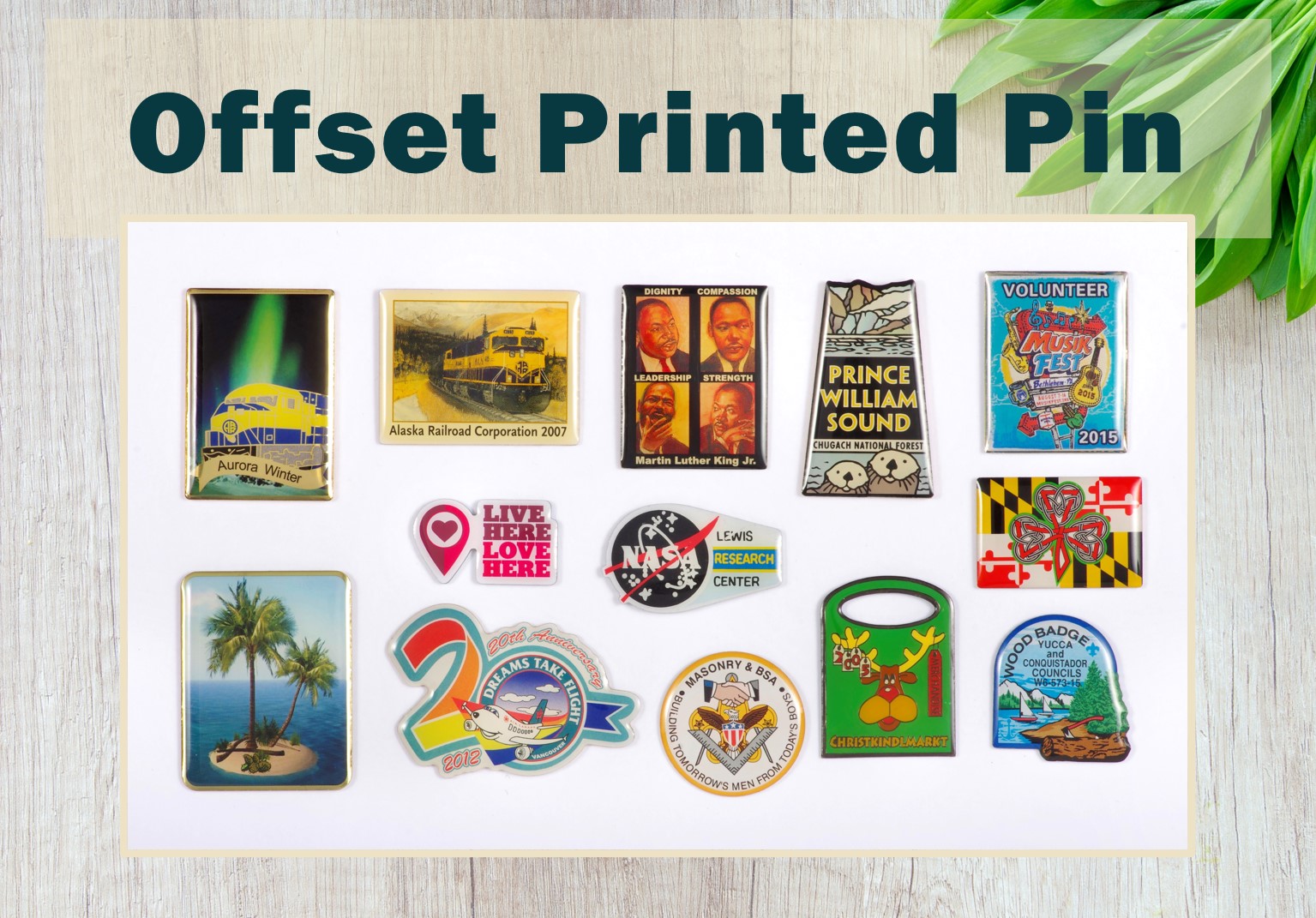 Offset Printed Pin (Digital Printing) | Taiwantrade