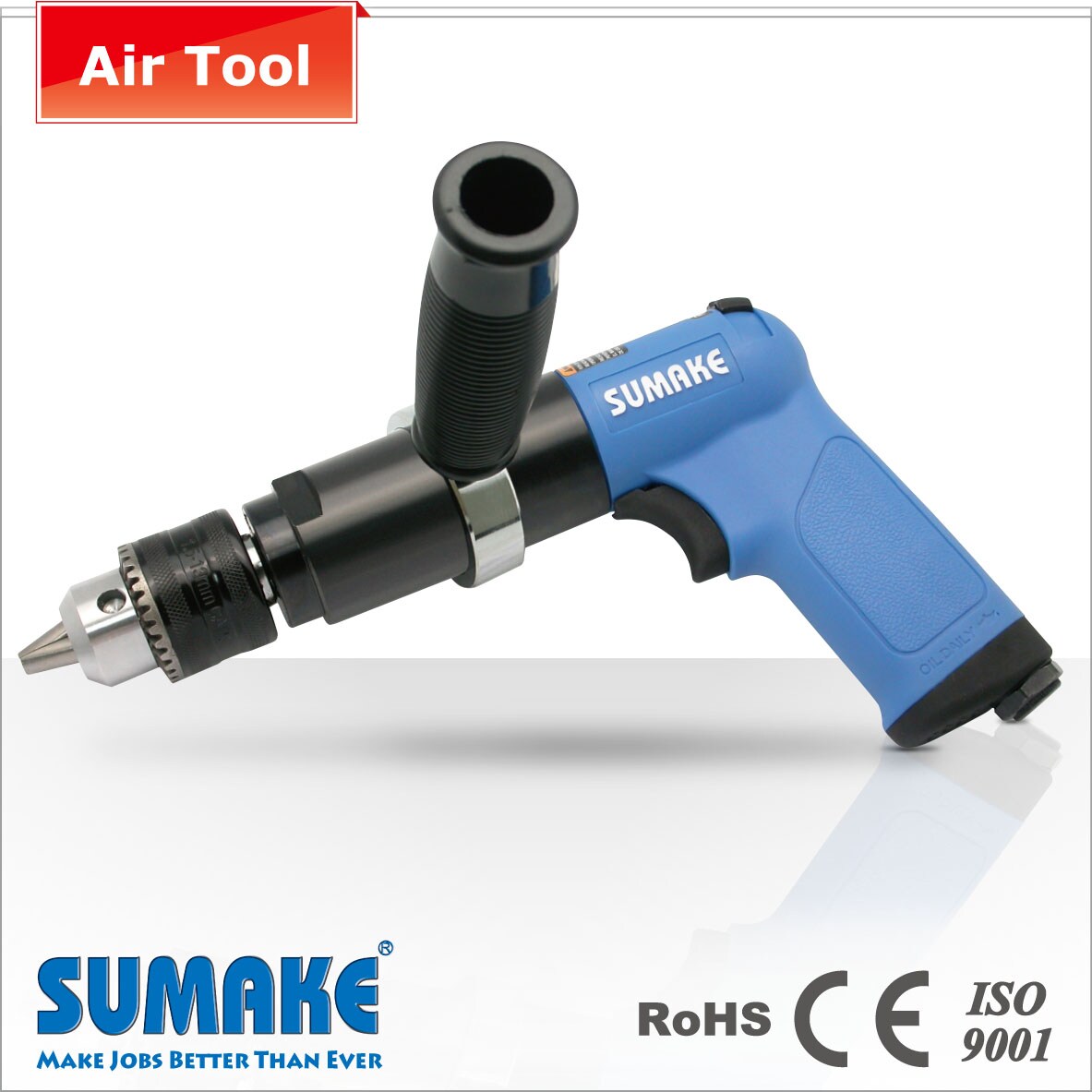 1/2" Air Drill (w/ Keyless Chuck) | Taiwantrade.com