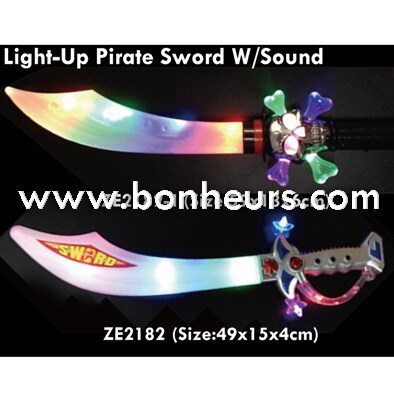 LIGHT-UP PIRATE SWORD W/SOUND | Taiwantrade.com