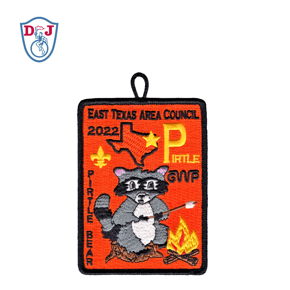 Customized Embroidery Patch Boy Scouts Patch with Button Loop | Taiwantrade