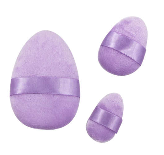 Lilac Triangle Powder Puff Face Makeup Sponge Beauty & Personal Care ...