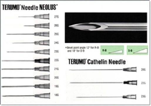 UA - TERUMO® Needle NEOLUS/ Cathelin - made in Taiwan | Taiwantrade.com