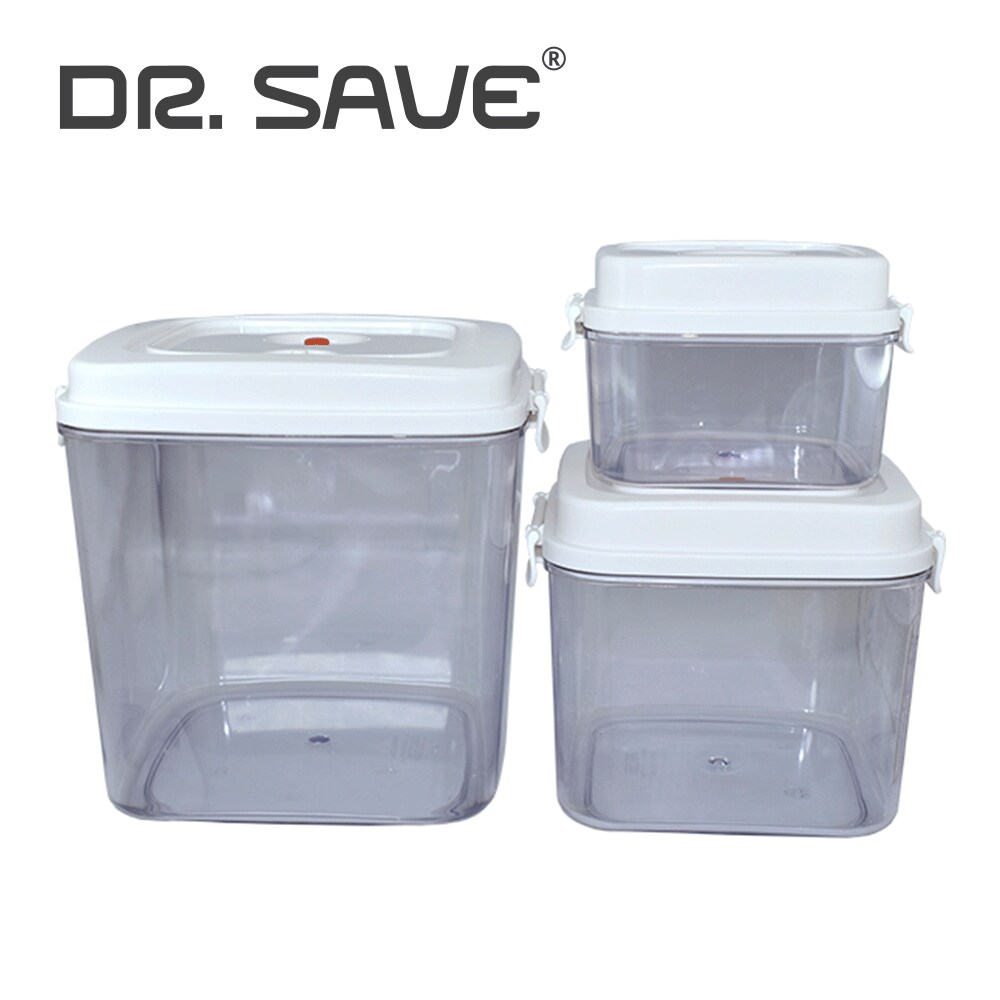 BPA-Free Food Storage Vacuum Container For Vacuum Pump (3 PIECES SET ...