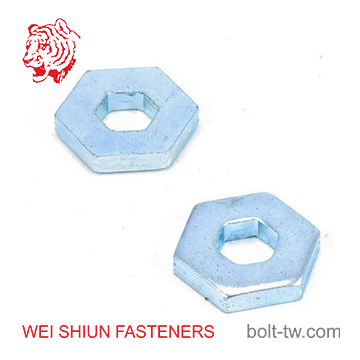 Hexagon washer zinc coated steel taiwan custom washer | Taiwantrade