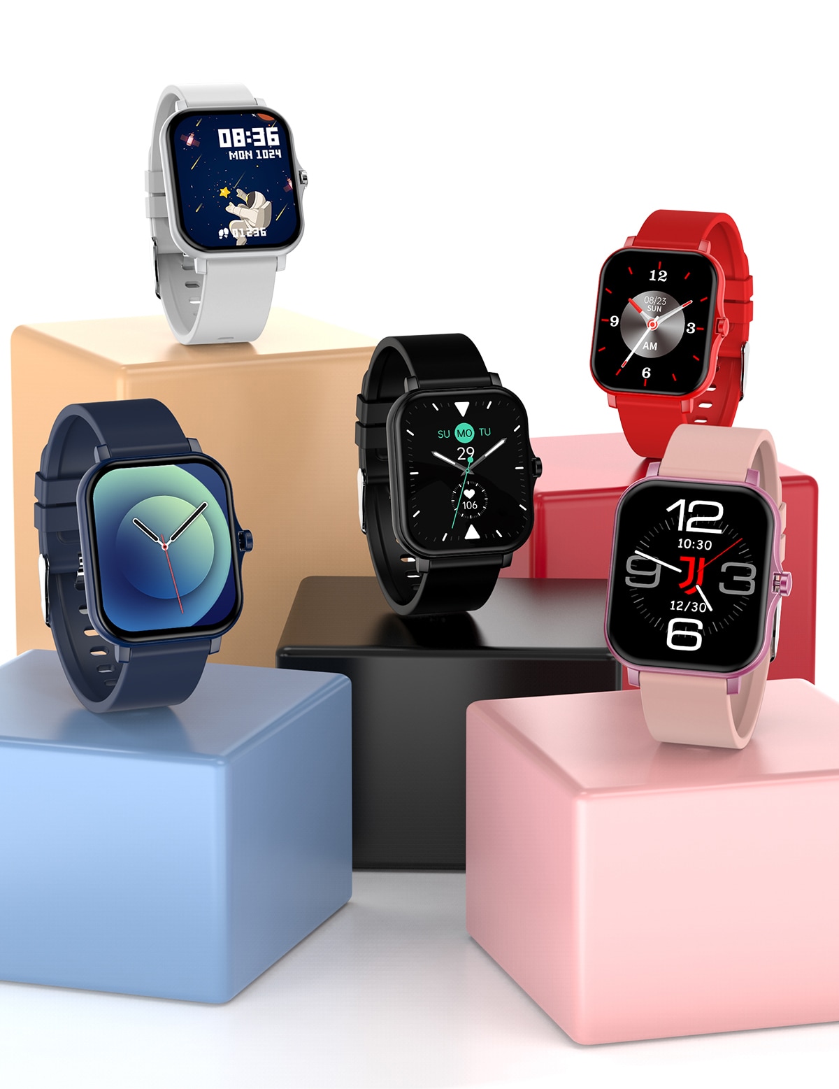 Smart Watch for Android Phones iPhone,Smartwatch Touch Screen Fitness ...