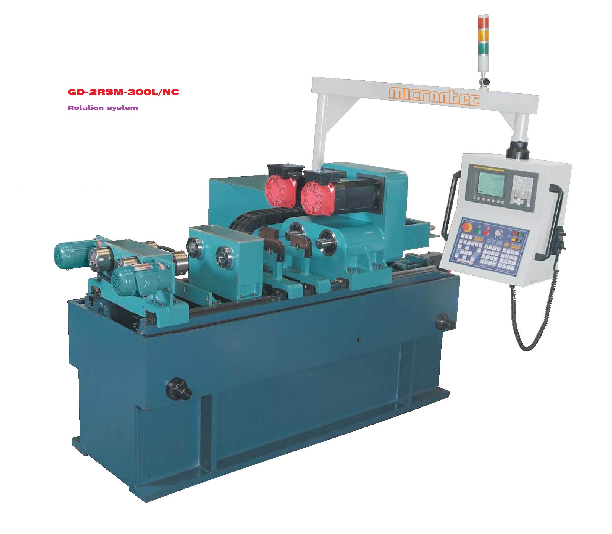 Two Spindles for a small center hole Drilling Machine with rotation ...