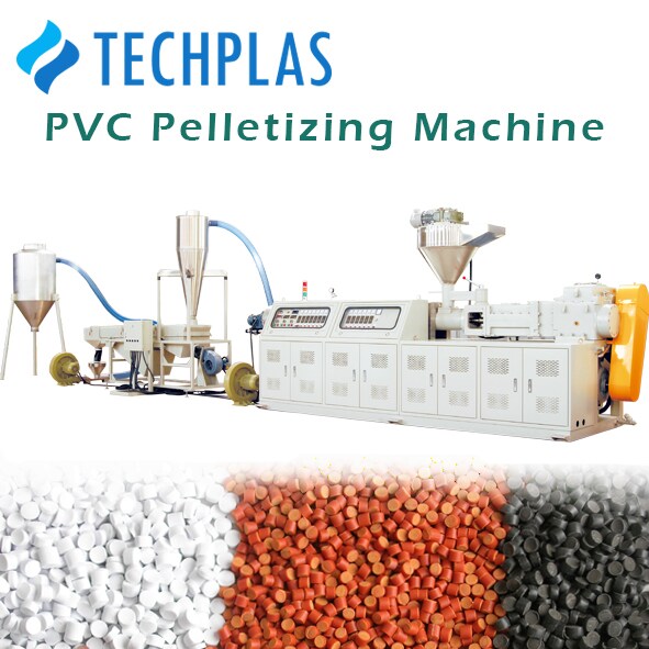 PVC Twin Screw Pelletizing Machine, PVC Granule Machine, PVC Granulator ...