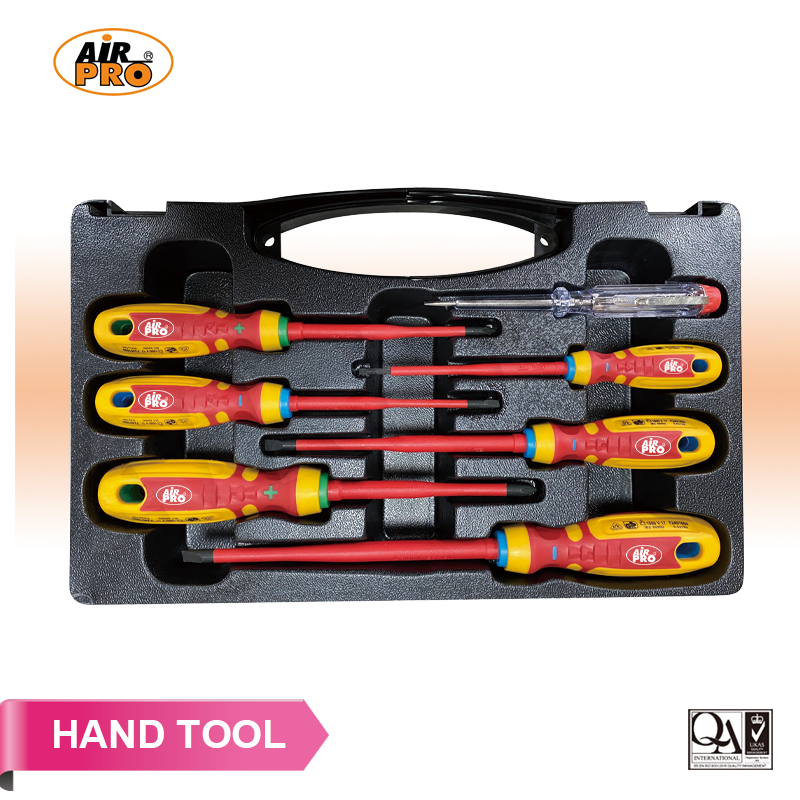 VDE Professional Insulated Screwdriver Set (7 pcs) | Taiwantrade