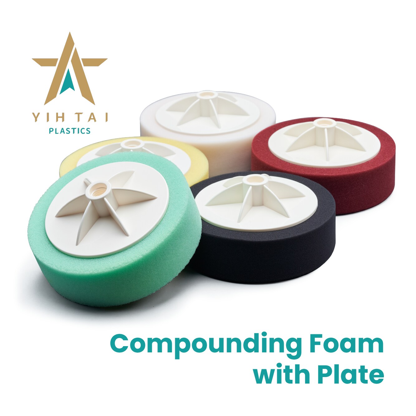 Compounding Foam With Plate, PP Car Waxing and Polish Sponge Pad ...
