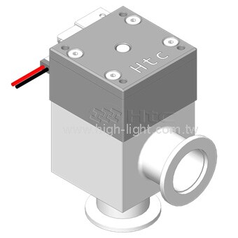 Aluminum angle block valve pneumatic single-acting with bellows sensor ...