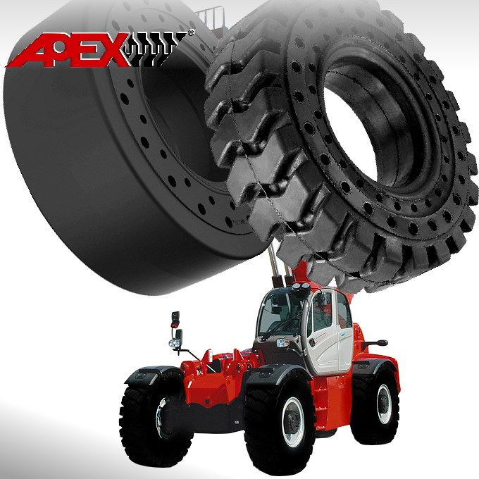 APEX 18.00-25 Telehandler Solid Tire | Taiwantrade.com