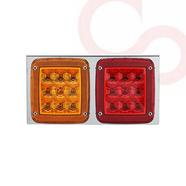 LED truck lights, tail light, Amber/Red,L shape | Taiwantrade.com