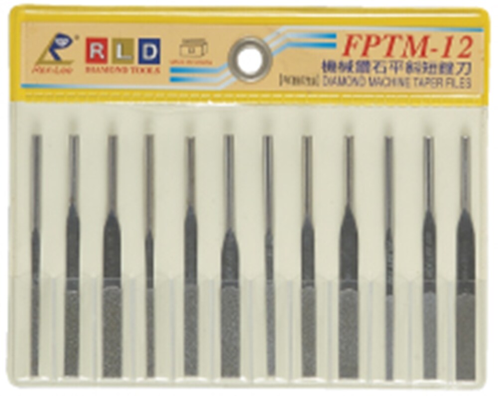 Diamond Machine Taper Files FTM-Series / Thin Flat Taper Diamond Files ...