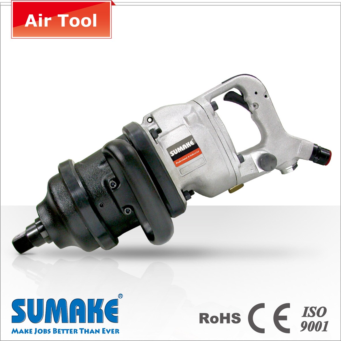 1" HEAVY DUTY AIR IMPACT WRENCH (TWIN-HAMMER) WITH ANVIL | Taiwantrade.com