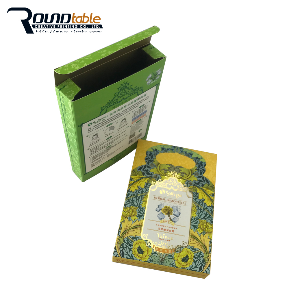 MIT new fashion custom design printing paper box with embossing ...