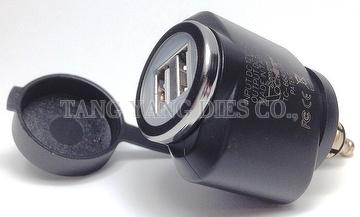 dual USB socket with din plug | Taiwantrade