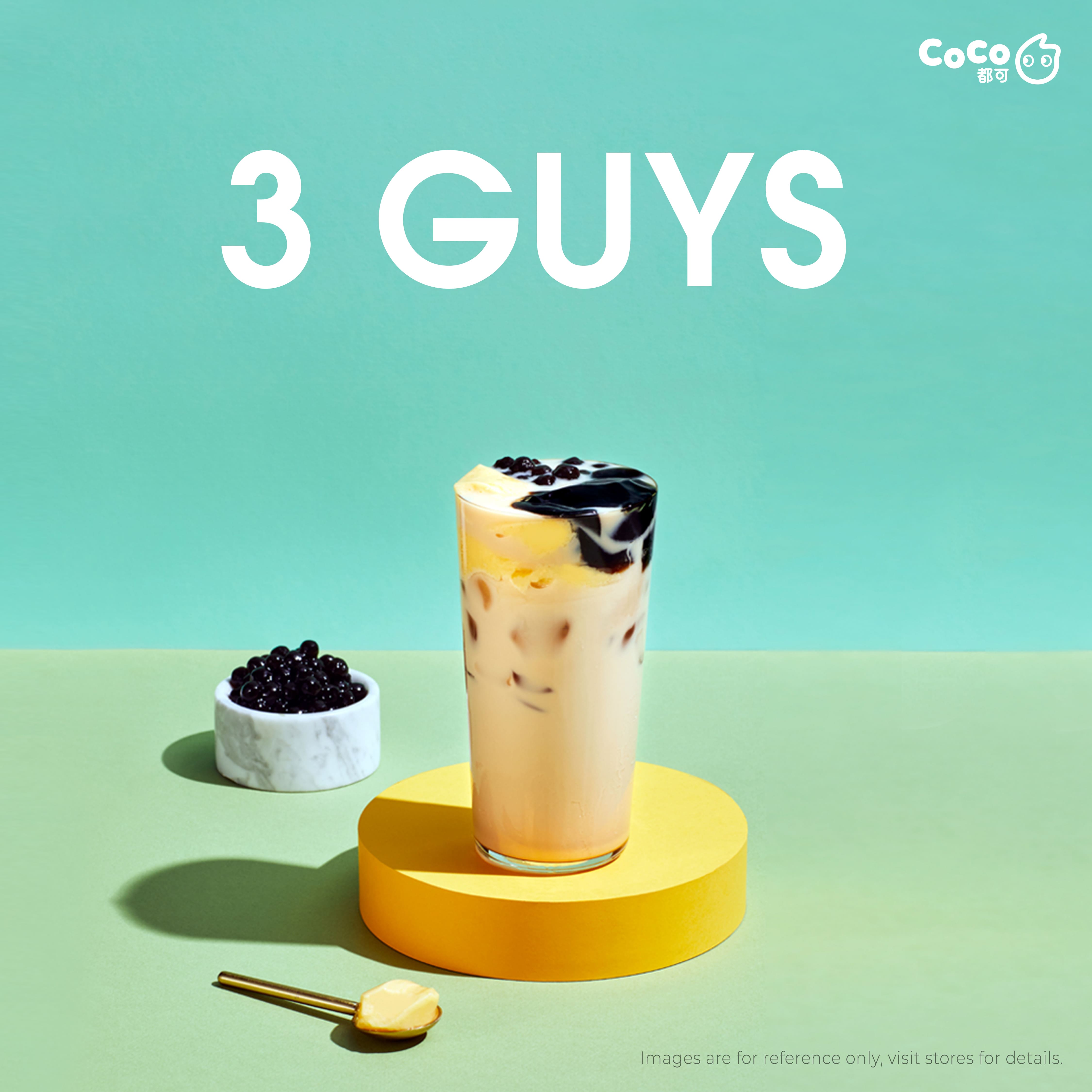CoCo 3 guys bubble milk tea | Taiwantrade