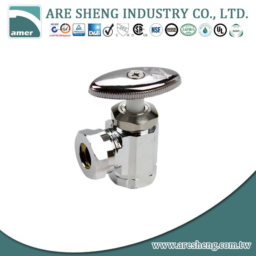 Brass angle valve with slip joint | Taiwantrade