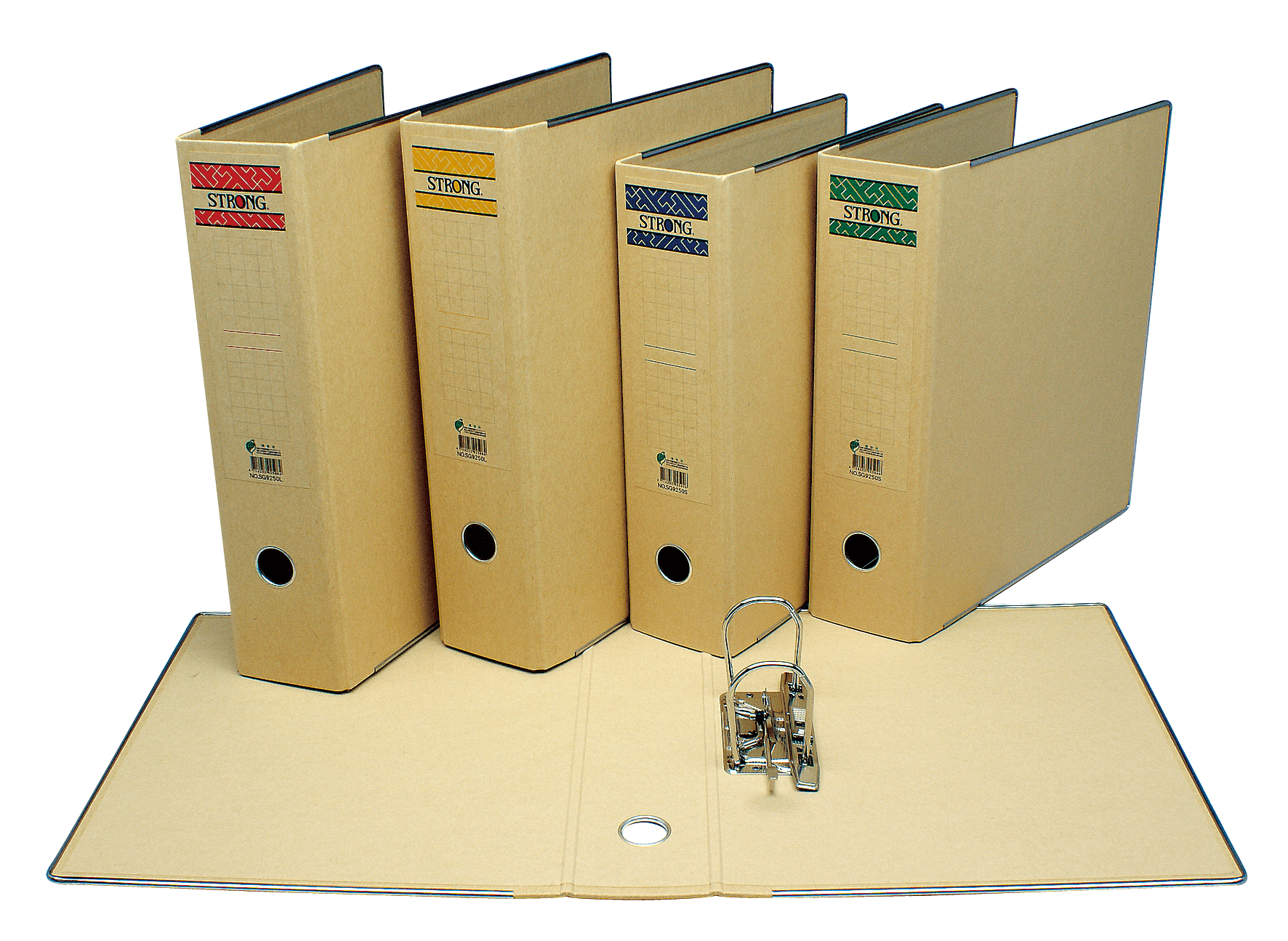 70 mm Lever Arch File with Metal Edge, FC Size, Brown | Taiwantrade