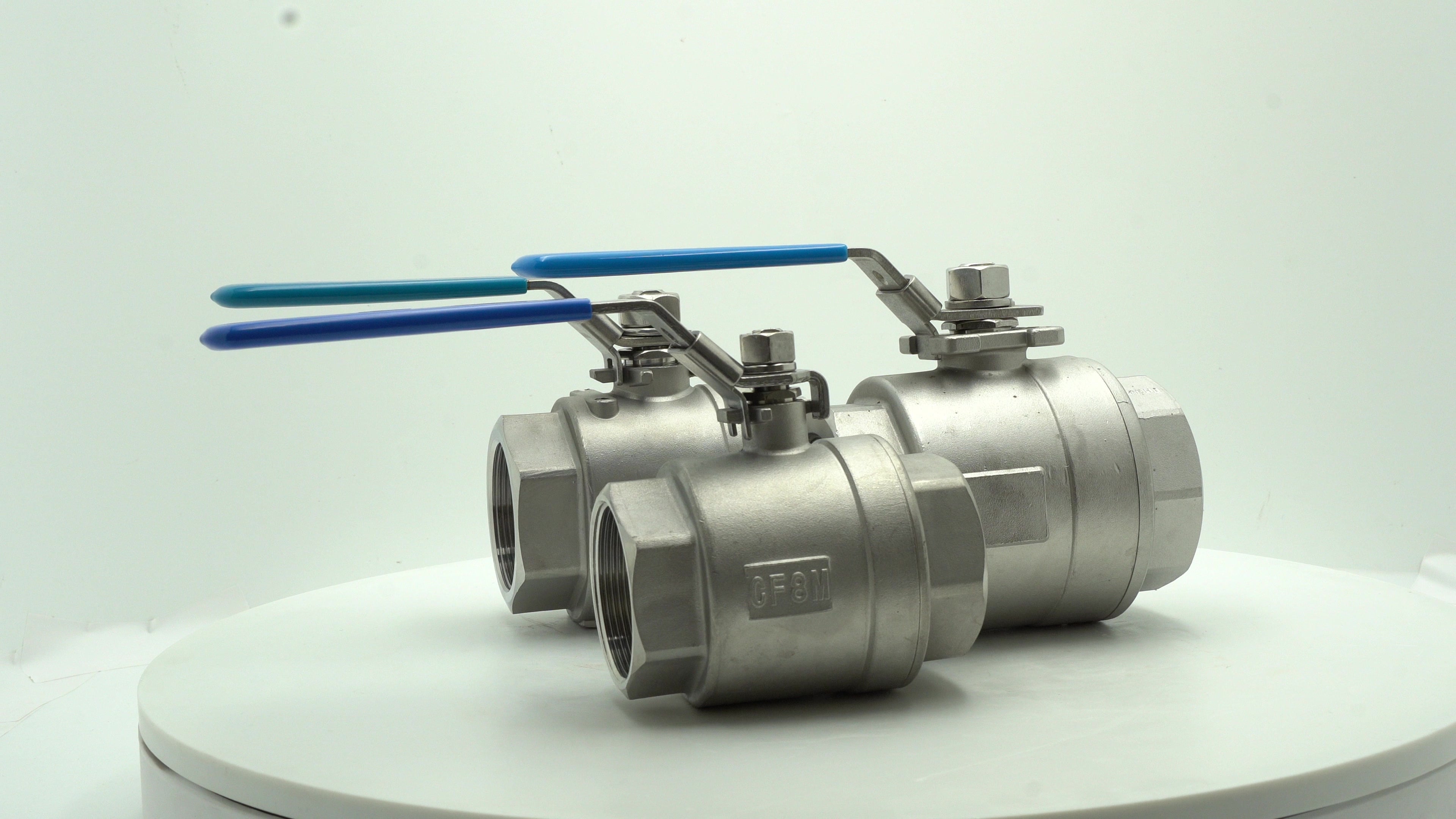 2-pc Stainless Steel Ball Valve Full Port 1000 WOG to 10000 WOG Heavy ...