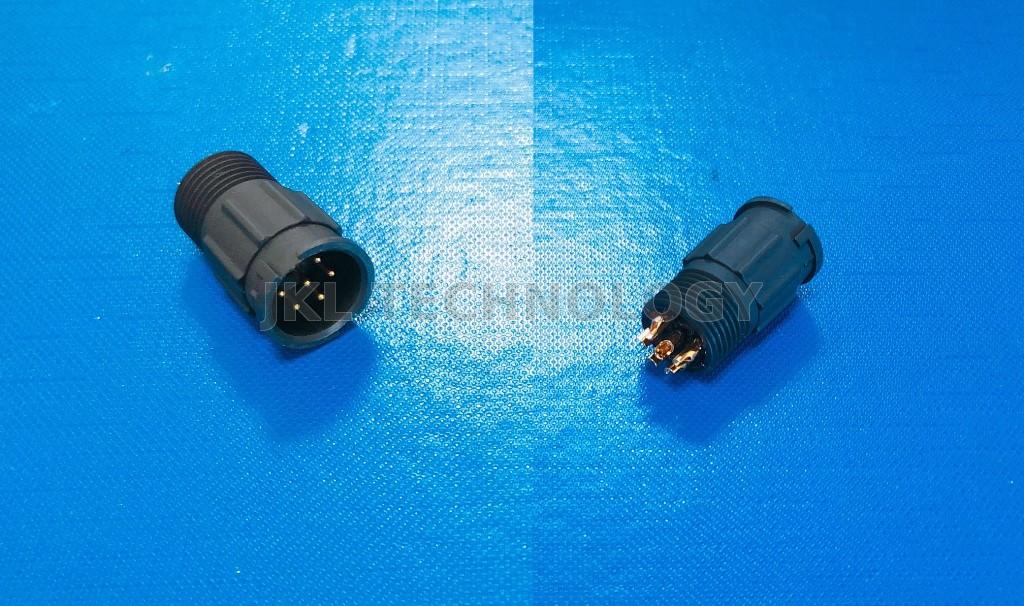 B size 6Pin Male Lock Type Connector for soldering, IP67 | Taiwantrade.com