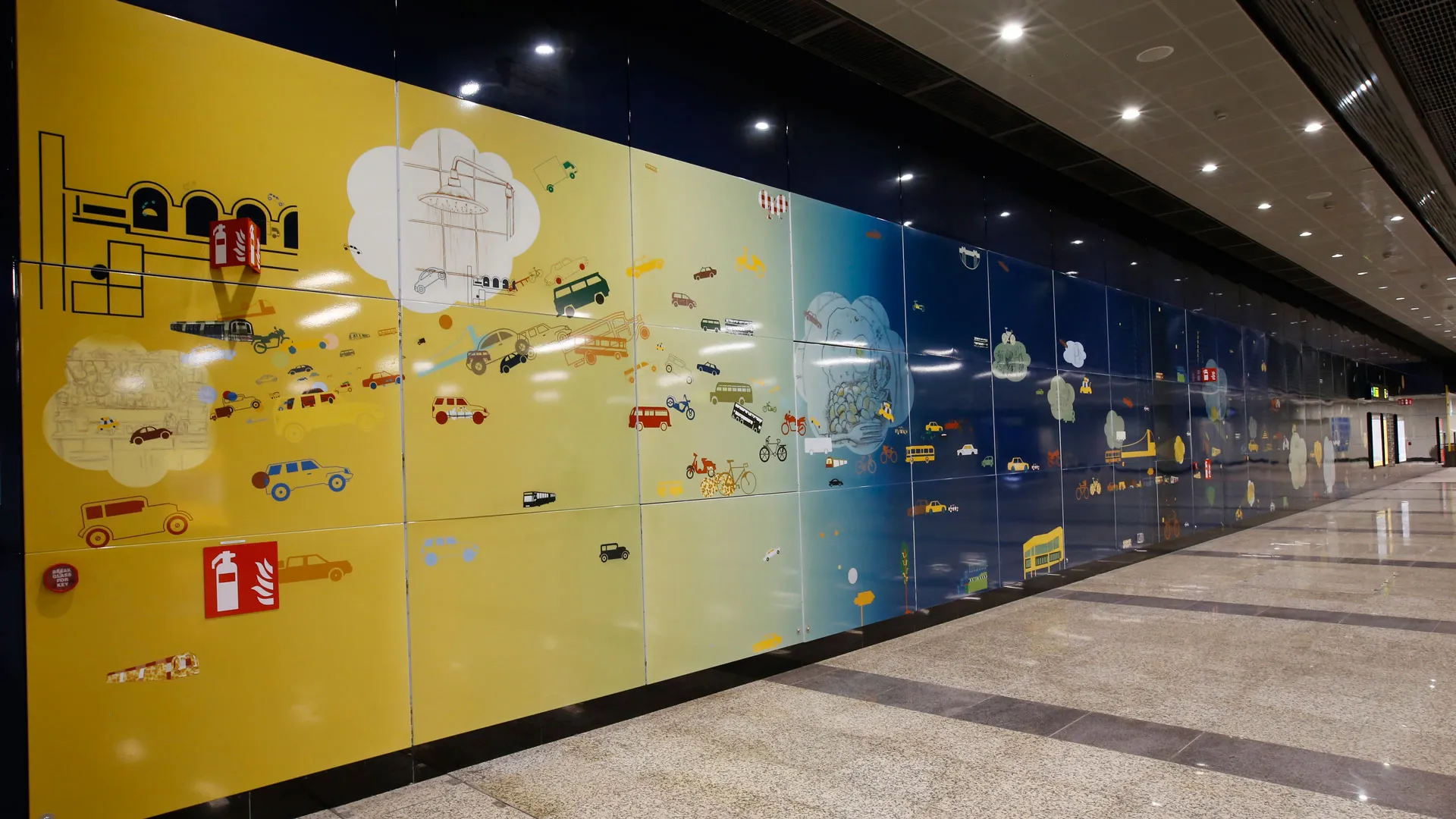 Durable Enamel Wall Panels Manufacturer for Metro Station Cladding ...