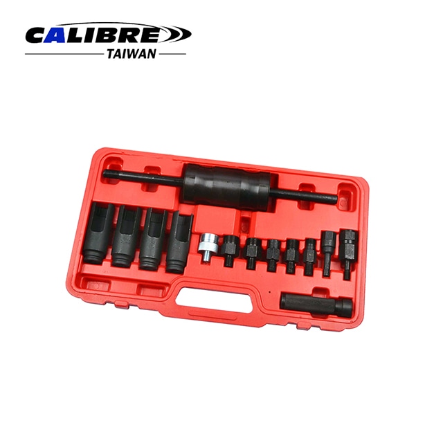 TAIWAN CALIBRE 14pc Diesel Injector Extractor Remove & Common Rail ...